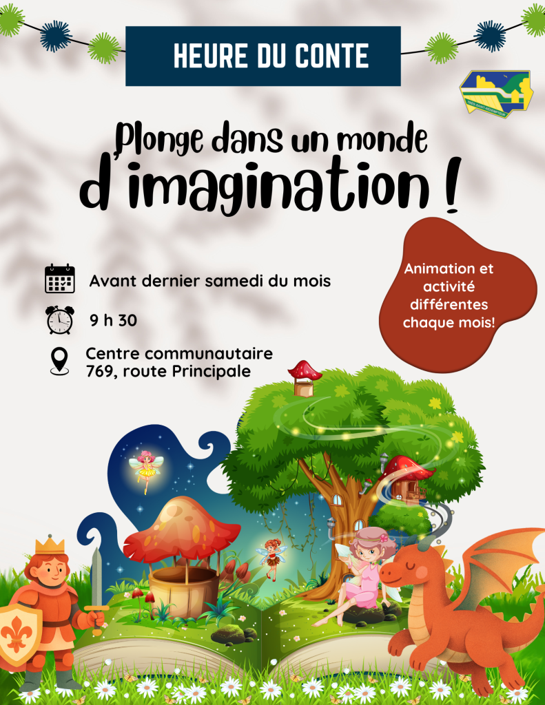 Lancement des Heures du conte mensuelles 2026 - Très-Saint-Rédempteur